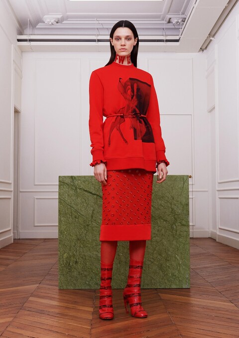 Givenchy pays homage to Tisci with all-red collection | Dazed