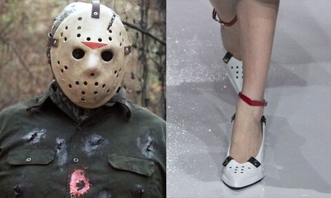 Raf Simons totally made a shoe inspired by Jason’s mask Womenswear | Dazed