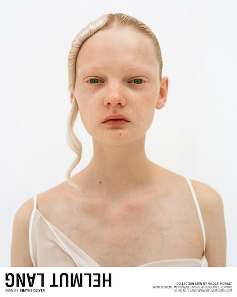 Crying models feature in Shayne’s first Helmut Lang campaign | Dazed