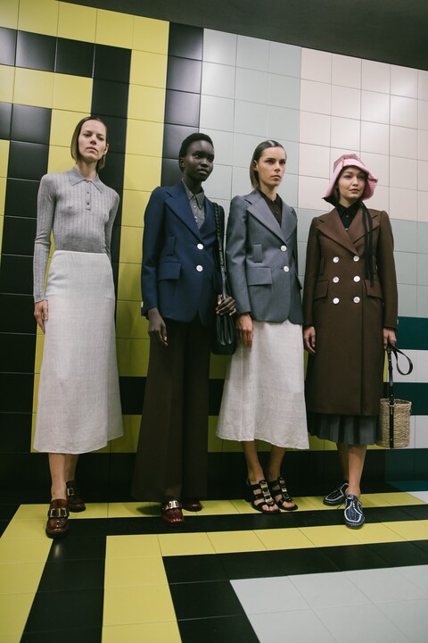 Backstage at Prada SS20 | Dazed