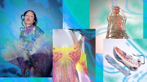 Algae, spider webs, and mushrooms – the materials shaping fashion’s ...