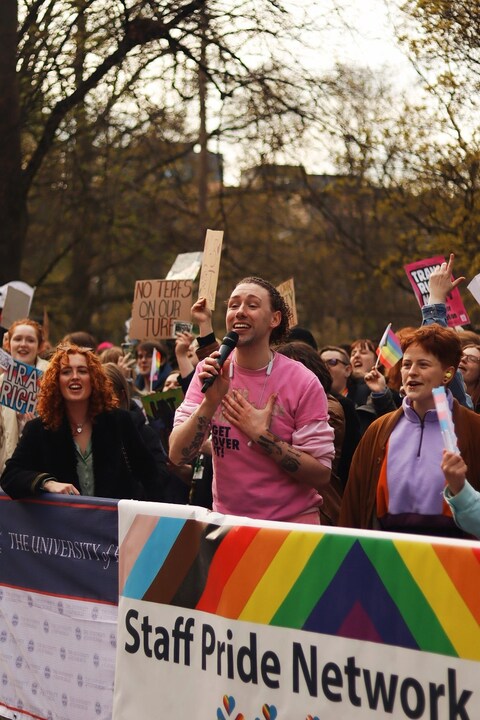 Edinburgh trans protest | Dazed