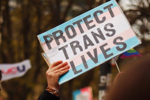 Edinburgh trans protest | Dazed