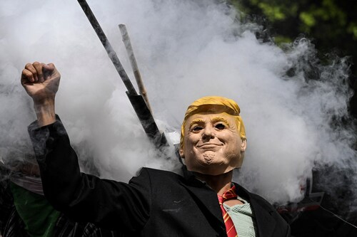 No Kings Protest Dazed