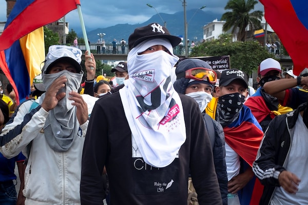 La Primera Línea: young protesters rage against Colombia’s brutal ...