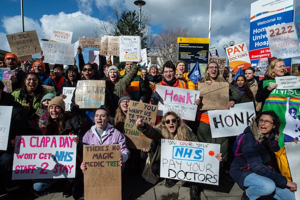 ‘Overworked and undervalued’: why junior doctors in England are ...