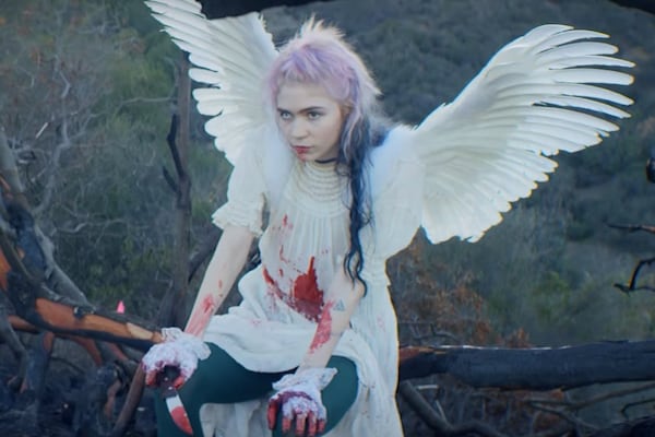 Grimes takes Halloween to new levels in her freaky video | Dazed