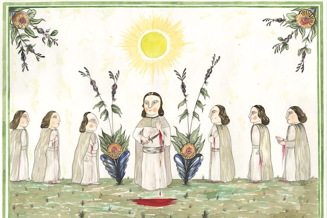 The artist behind Midsommar’s murals on the meaning behind the madness ...
