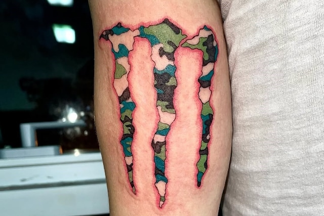 Monster energy tattoo - Bronctattooaus.com