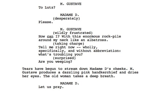 Unpacking The Grand Budapest Hotel's script | Dazed