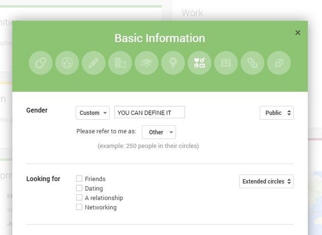 Google+ introduces ‘infinite’ gender options | Dazed