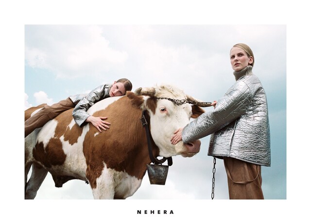 Nehera’s new campaign makes cow milking chic | Dazed