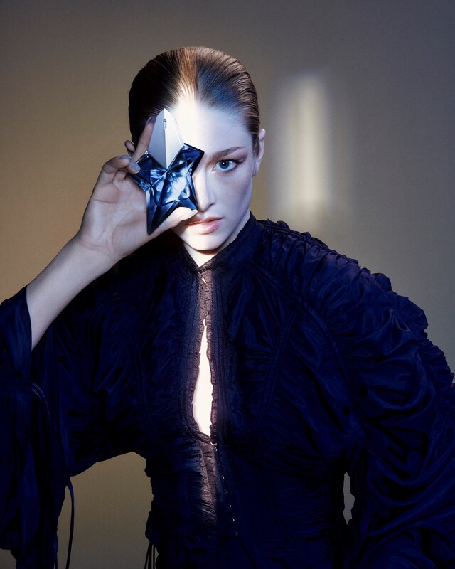 BTS of Hunter Schafer for Mugler Angel Elixir | Dazed
