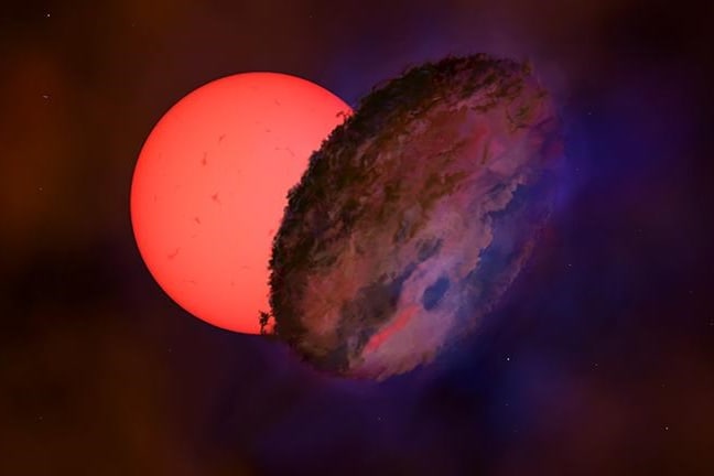 A ‘blinking’ giant star has been found near the centre of the galaxy ...