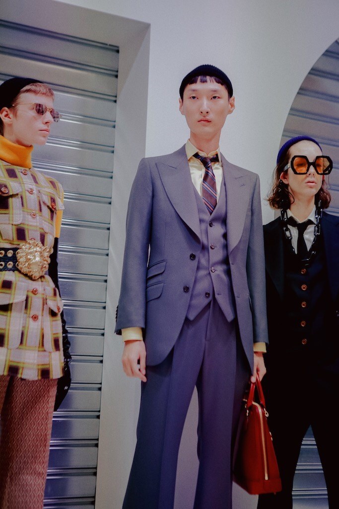 Backstage at Gucci SS20 | Dazed
