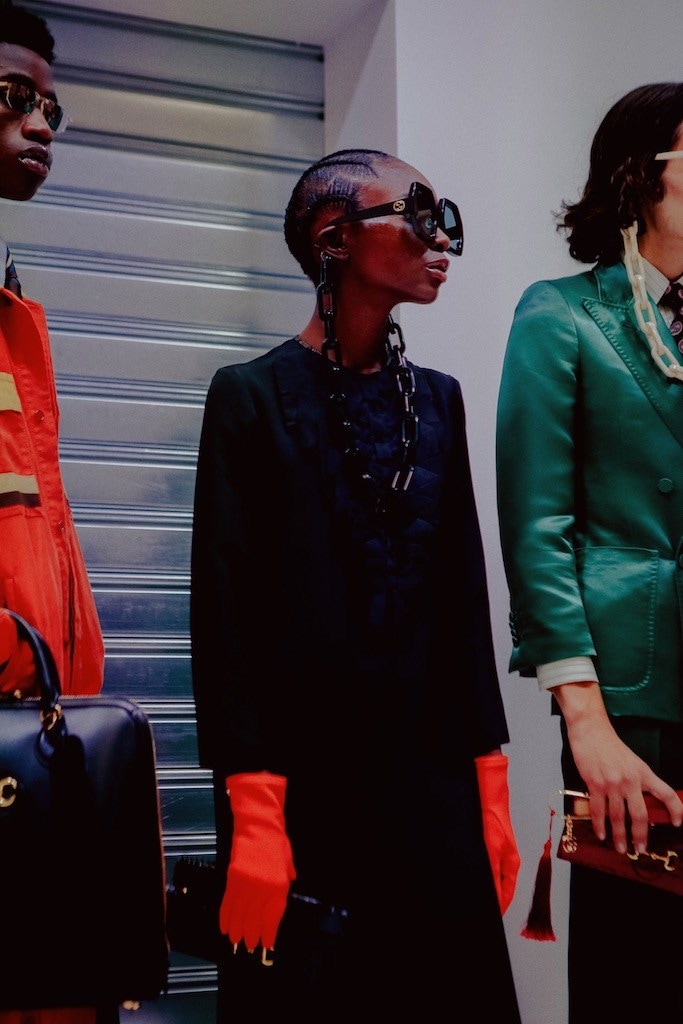 Backstage at Gucci SS20 | Dazed