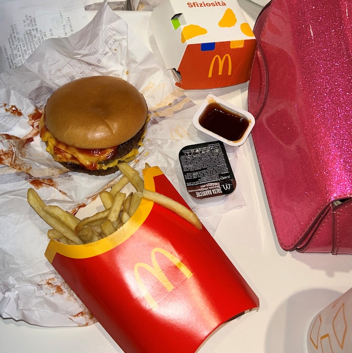 Why do fashion people love to pose with McDonald’s meals at fashion ...