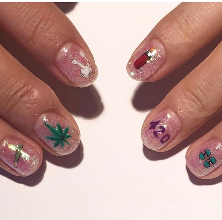 420: the best in weed inspired nails | Dazed