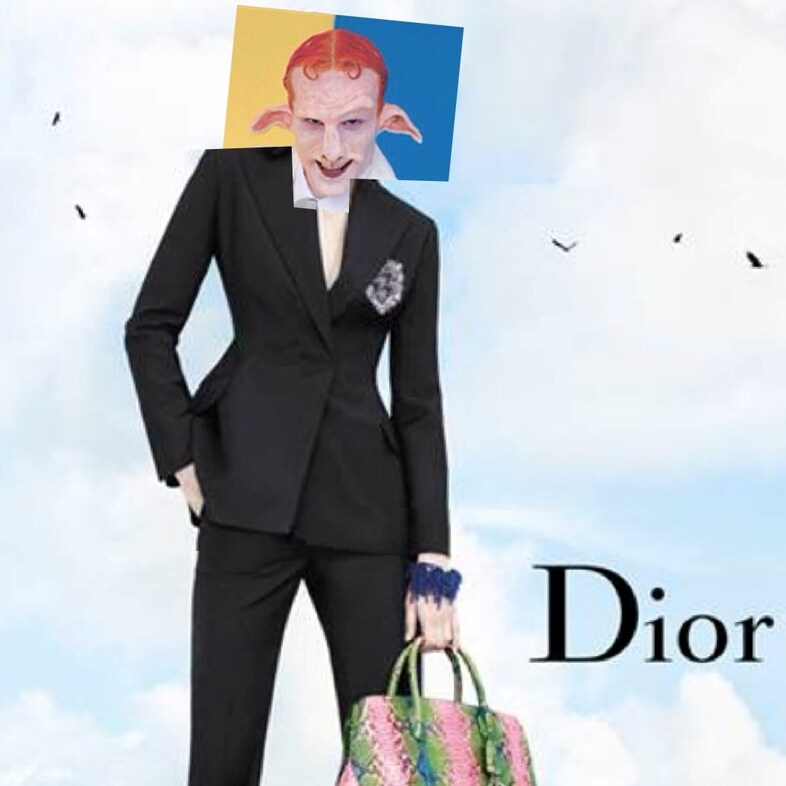 Doug Abraham fashion campaign collages | Dazed
