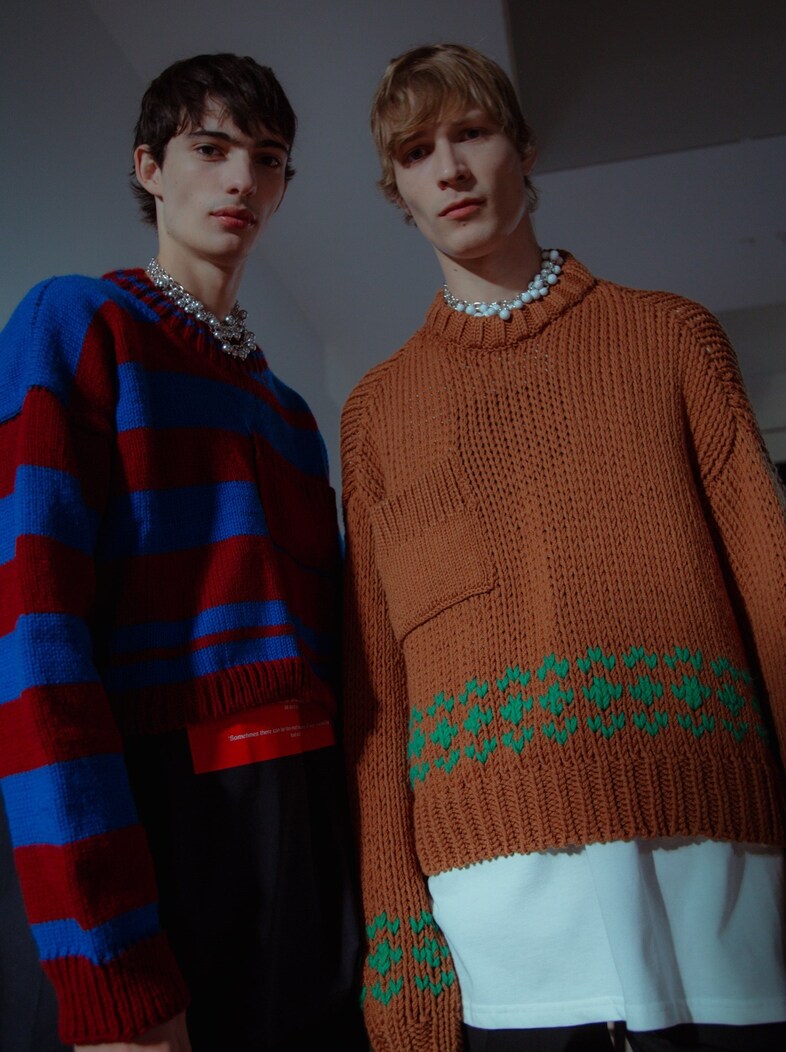 Backstage at Raf Simons | Dazed