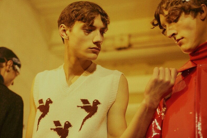 Backstage at Raf Simons | Dazed