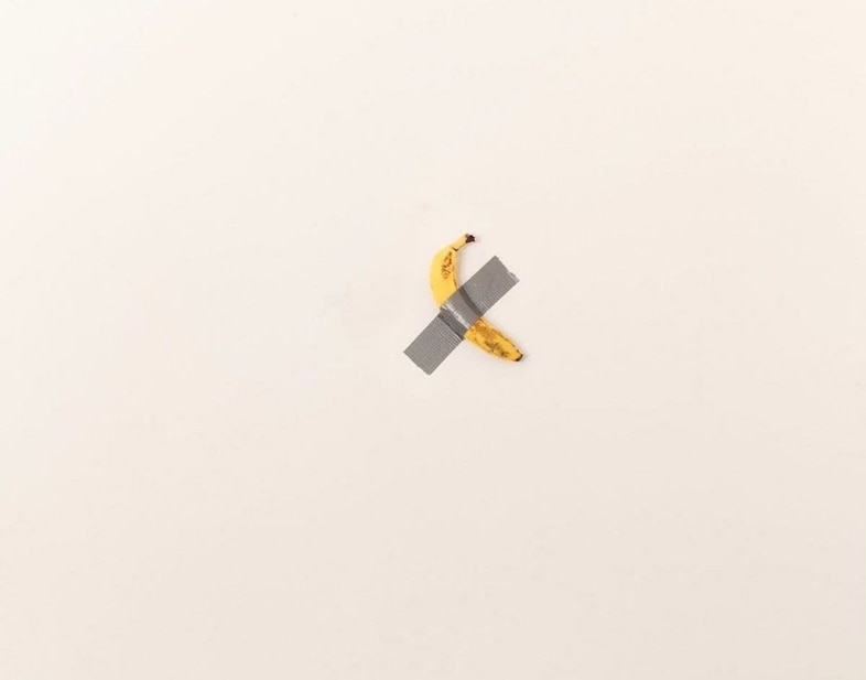 An artist has sold a banana taped to a wall for $120,000 and people are ...