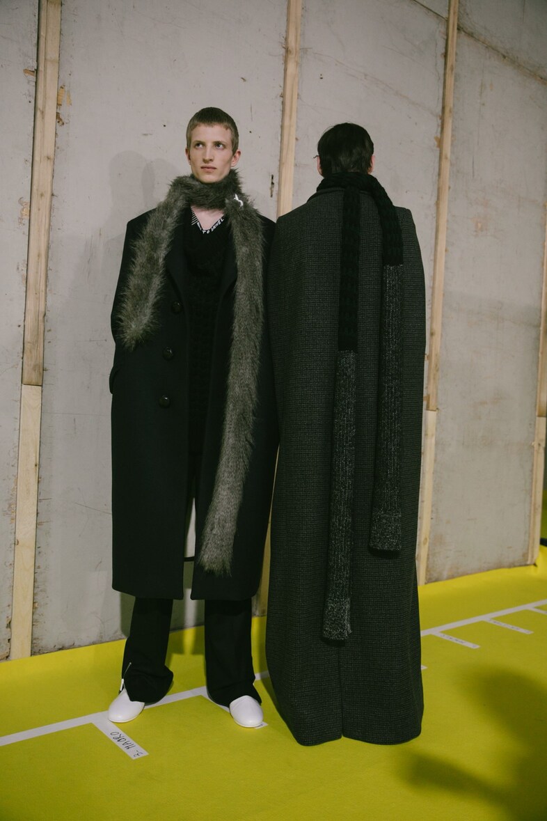 Backstage at Raf Simons AW20 | Dazed