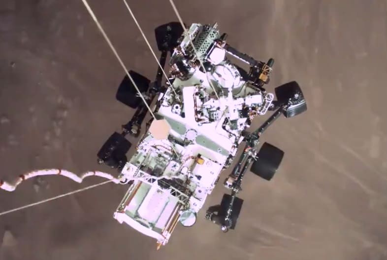 Watch the final moments of NASA’s rover touching down on Mars | Dazed