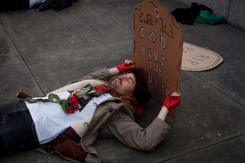 ACT UP Die-In | Dazed