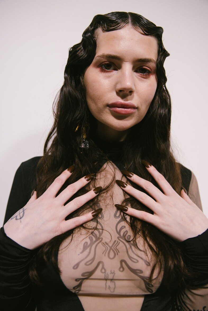 Beauty at Di Petsa AW23 | Dazed