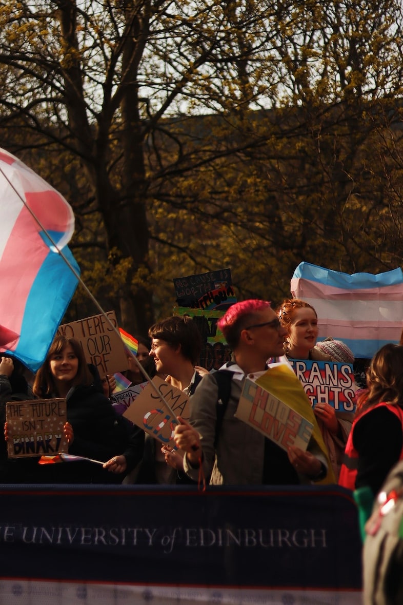 Edinburgh trans protest | Dazed