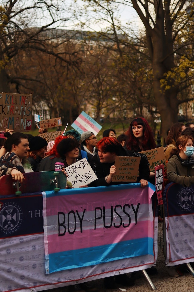Edinburgh trans protest | Dazed