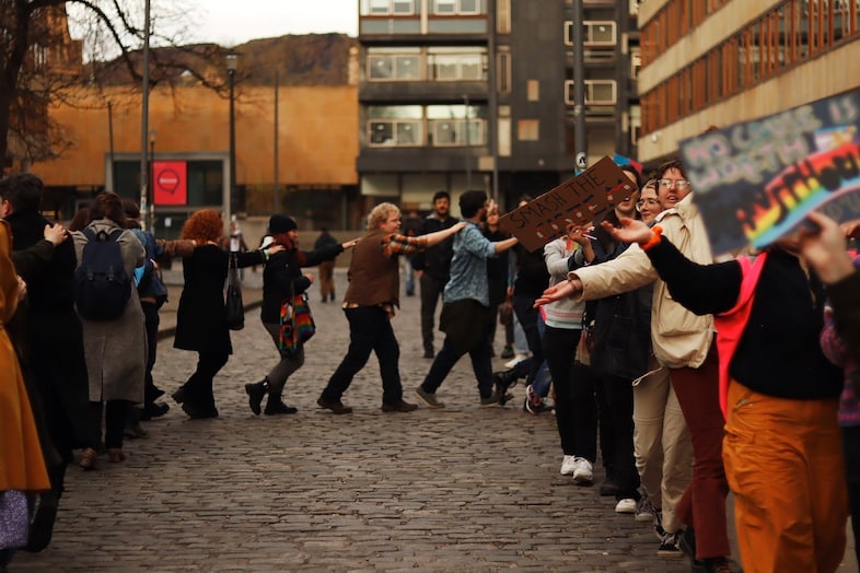 Edinburgh trans protest | Dazed
