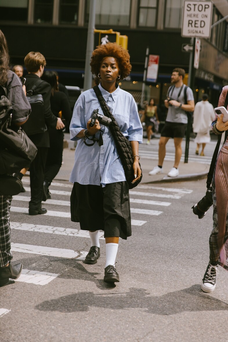 SS24 NYFW Street Style: Cris Fragkou | Dazed