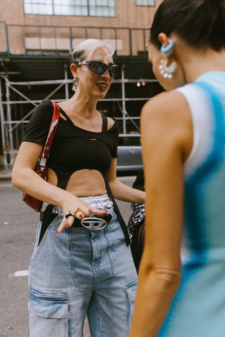 SS24 NYFW Street Style: Cris Fragkou | Dazed