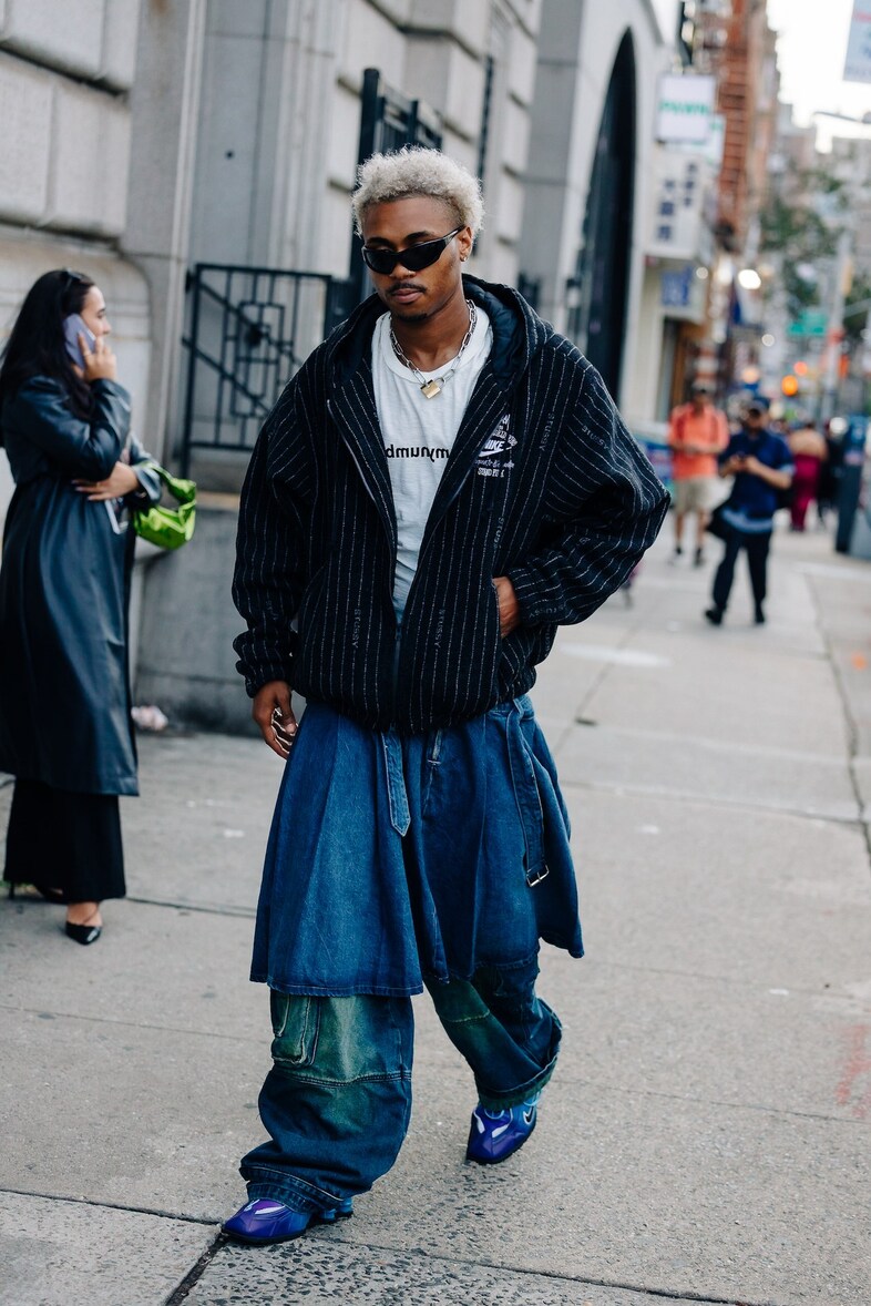 SS24 NYFW Street Style: Darrel Hunter | Dazed