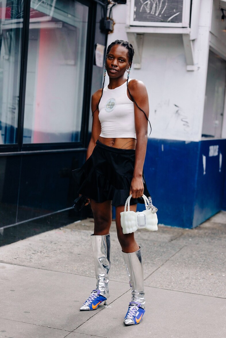 SS24 NYFW Street Style: Darrel Hunter | Dazed