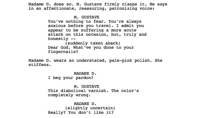 Unpacking The Grand Budapest Hotel's script | Dazed
