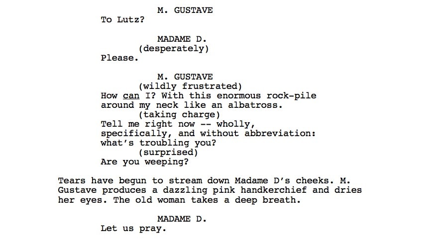 Unpacking The Grand Budapest Hotel's script | Dazed