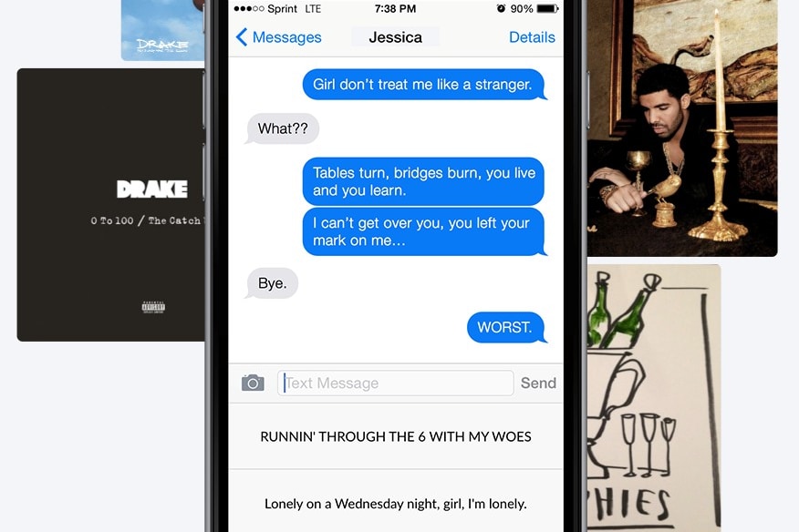 This new app lets you insert Drake lyrics in all your texts | Dazed