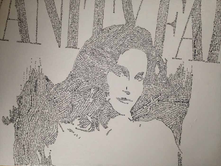 An artist turned Caitlyn Jenner hate-tweets into a portrait | Dazed